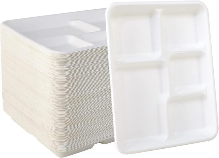 5 CP Meal Tray - Eco-Friendly, Biodegradable Cutlery | TimeToGo